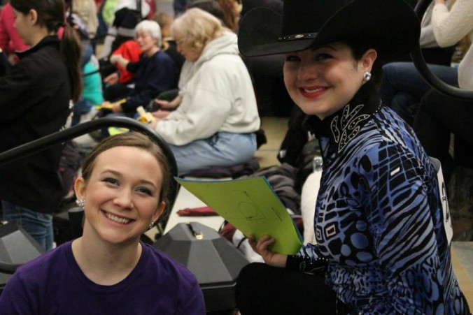 Rebecca and Rachel | The Equestrian Team of Truman State University